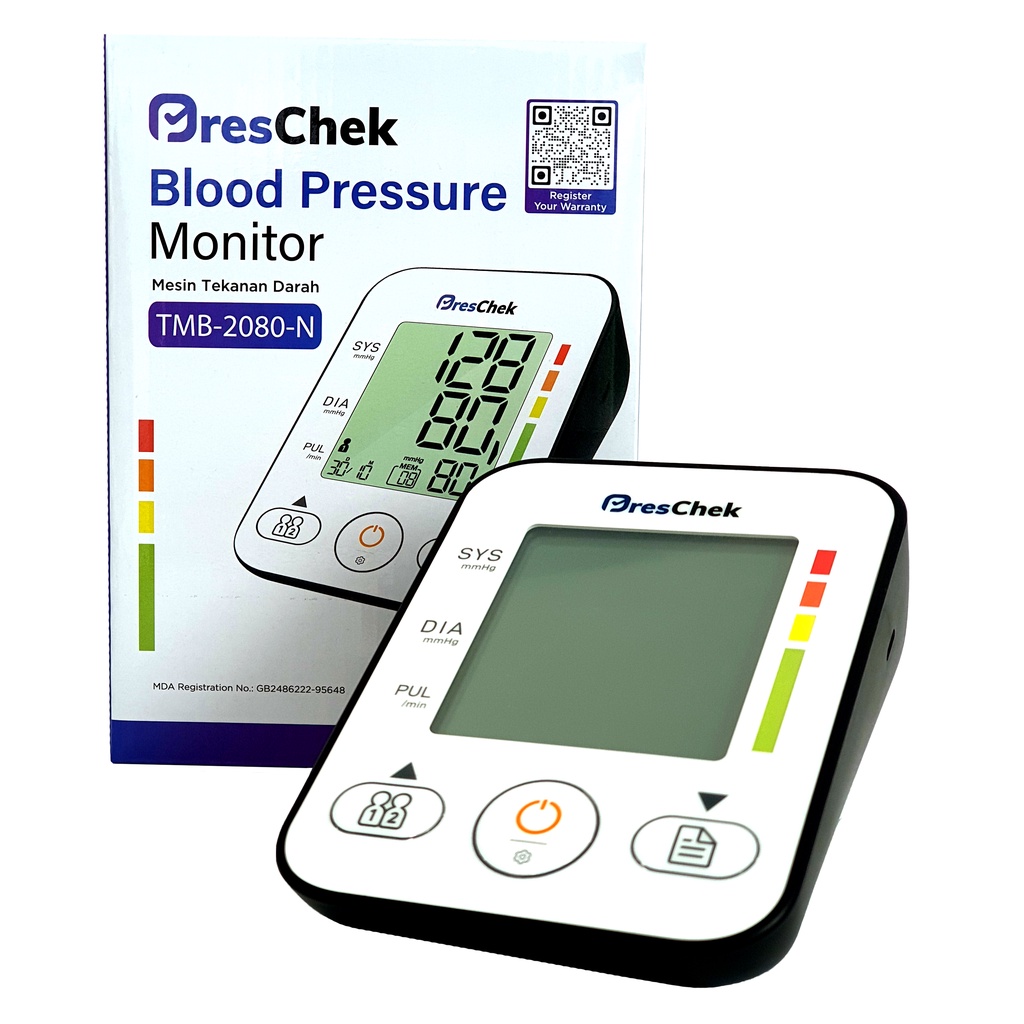 PRESCHEK BLOOD PRESSURE MONITOR (TMB-2080-N) | Shopee Malaysia