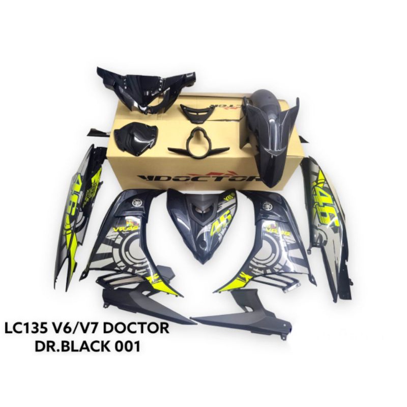 YAMAHA LC 135 LC135 V6/V7 RAPIDO DOCTOR COVERSET COVER SET BODY | Shopee Malaysia