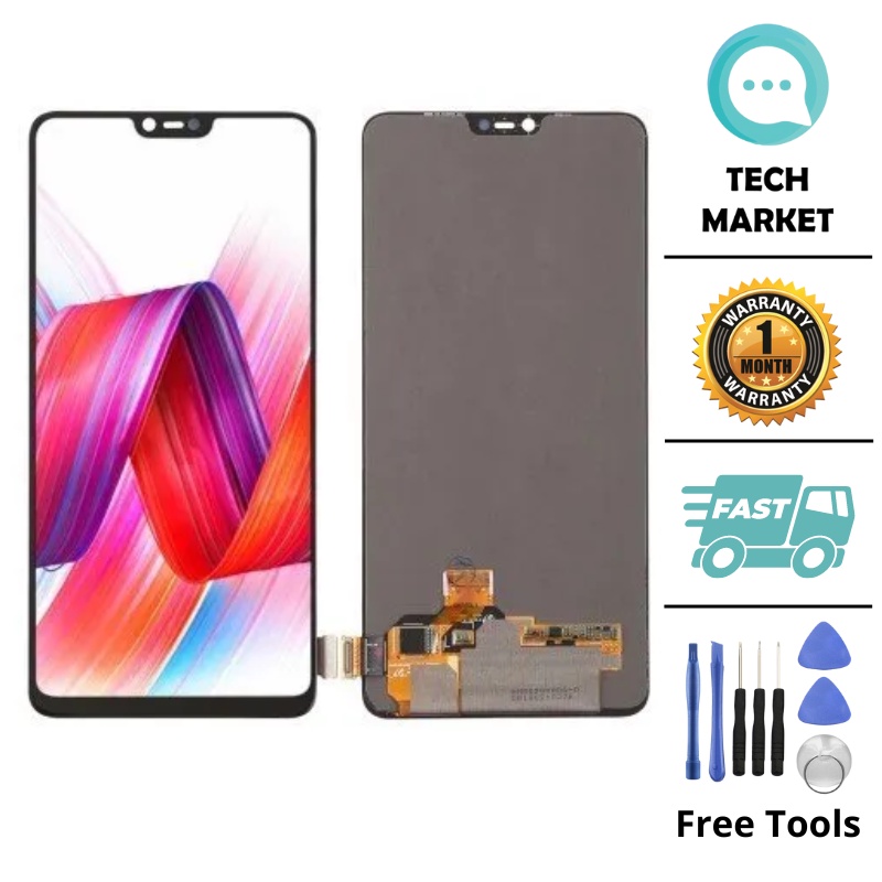 OPPO R15 / R15 PRO LCD DISPLAY TOUCHSCREEN DIGITIZER SPARE PART (FREE ...