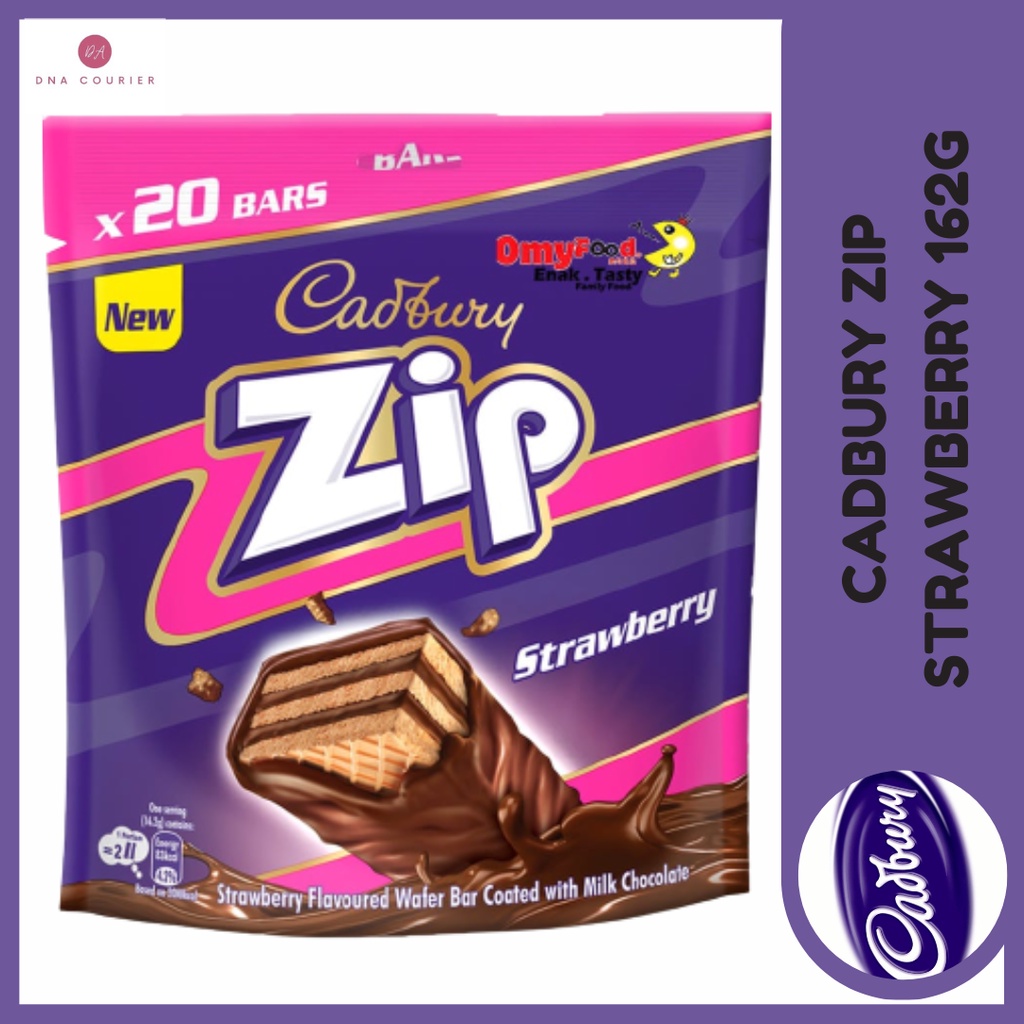 CADBURY ZIP WAFER- CHOCOLATE 162.5G / STRAWBERRY 162G(BUY AT YOUR OWN ...