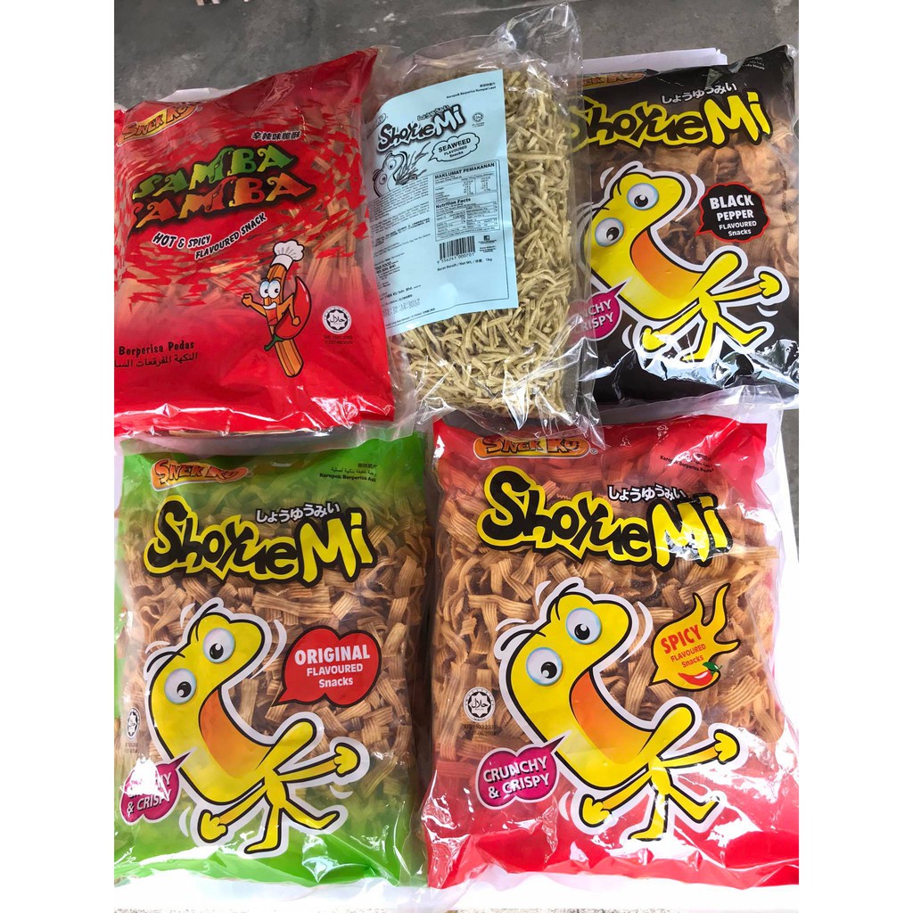 900g Snek Ku Samba Samba / ShoyueMi [Original / Spicy / Black Pepper ...