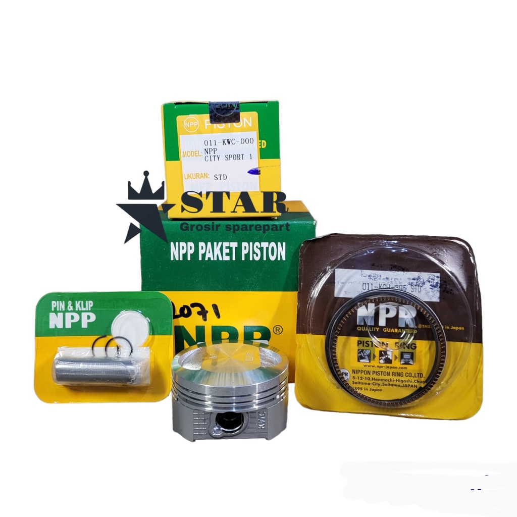 Piston KIT/PISTON KIT/PISTON Package CS1 CITY SPORT/SONIC 125 Old NPP ...