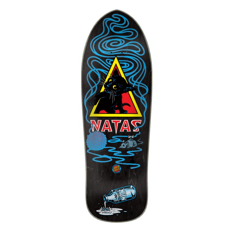 SALE ! Santa Cruz Natas Kaupas Kitten Ressue Deck - Black Satain ( 9.89 ...