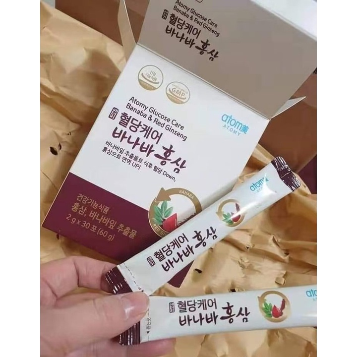 Atomy Glucose Care Banaba & Red Ginseng 艾多美血糖管理/降血糖班纳巴与红参 2g X 30pcs ...
