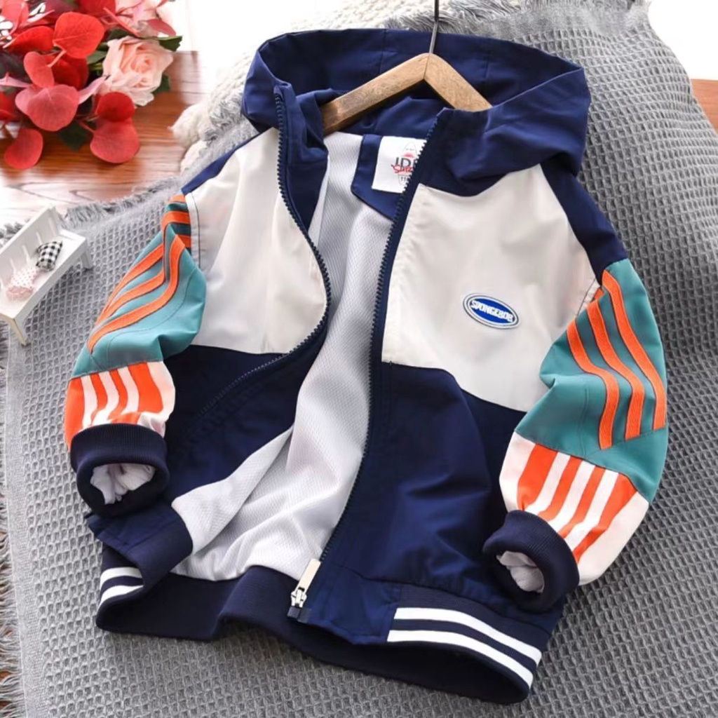 Ready Stock】3-15Y Hoodie kids Boys' Jacket Children's Spring and Autumn ...