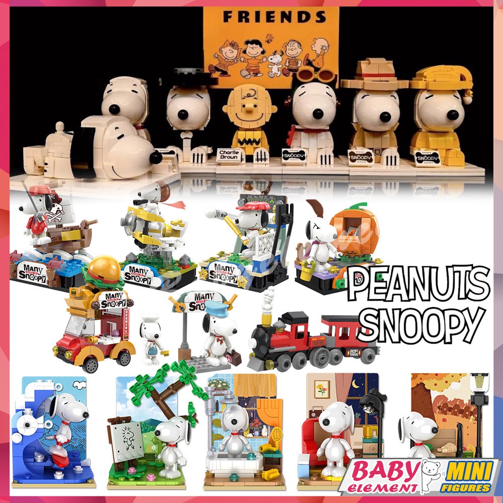 PEANUTS Snoopy Blind box 28 Models Good Friend Diverse Life Scenes ...