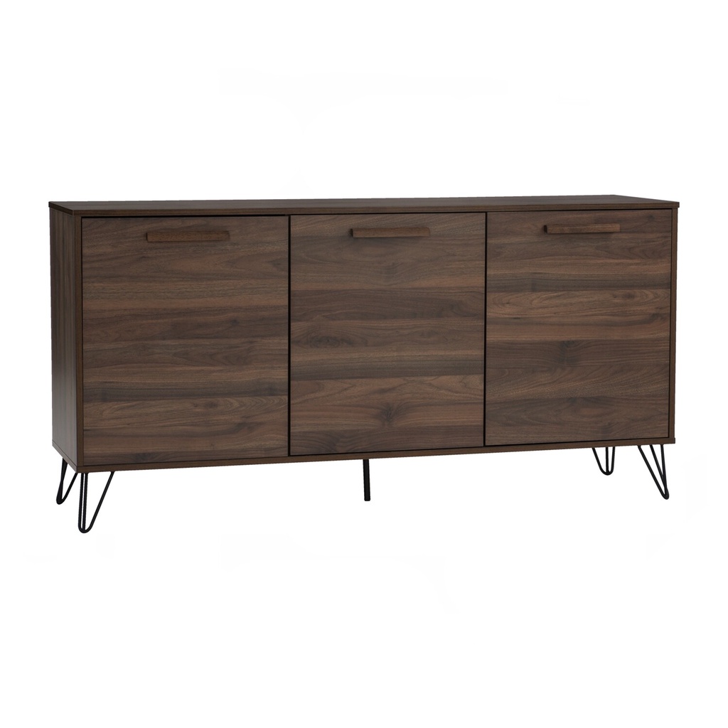Furniture Direct SIMON 150cm 3 Door Display Cabinet with drawer storage ...