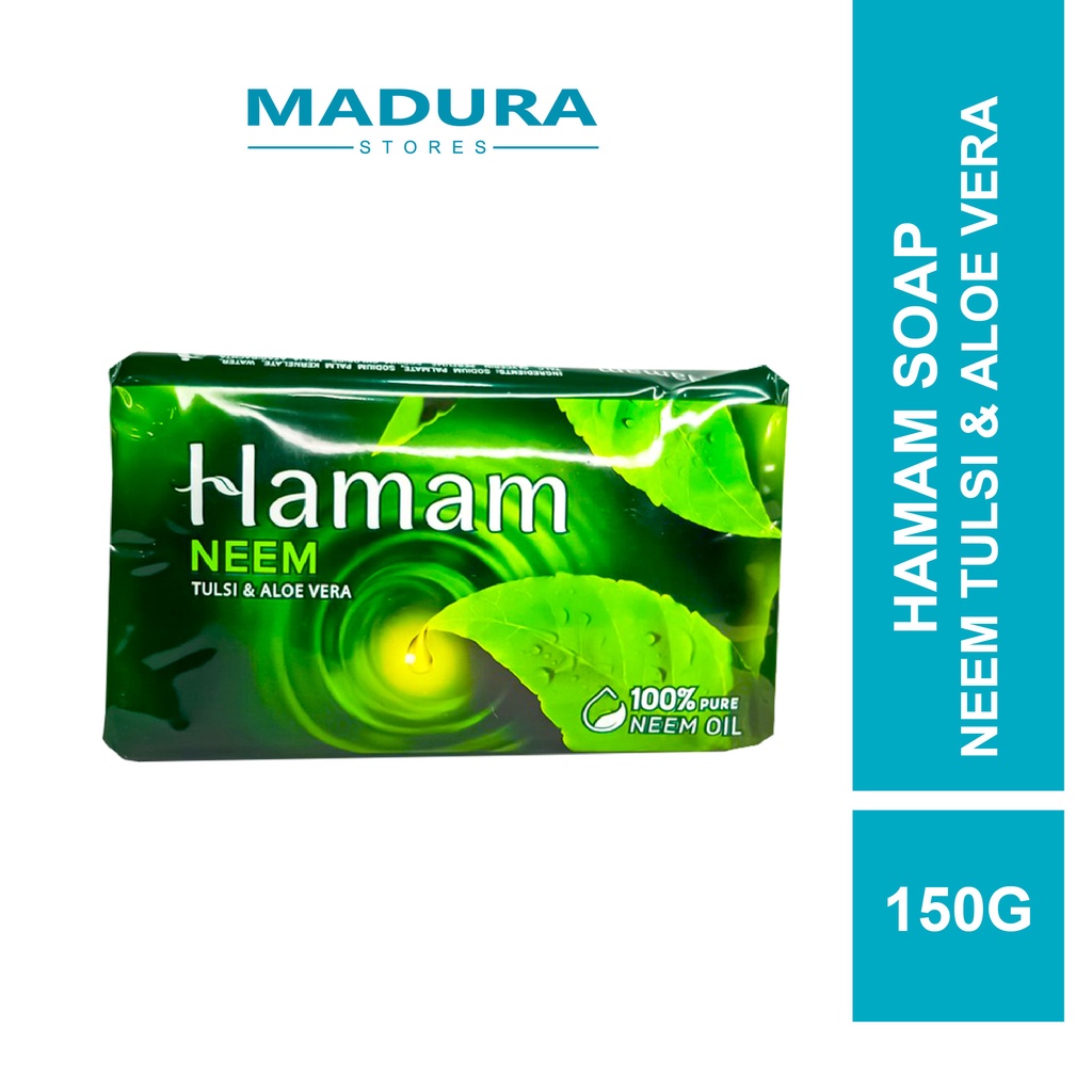 Hamam Neem Tulsi & Aloe Vera Soap 150g | Shopee Malaysia