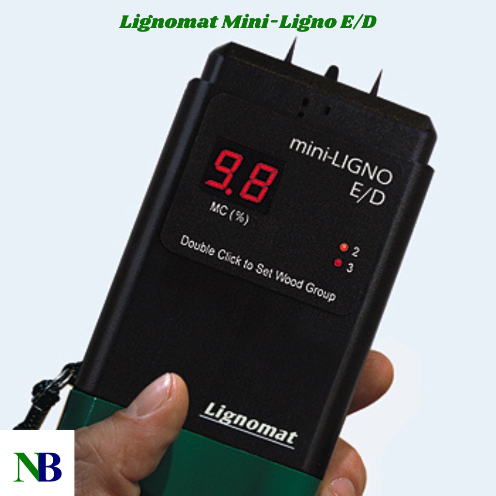 Lignomat Mini-Ligno E/D Wood Moisture Meter( Meter Kelembapan Kayu ...