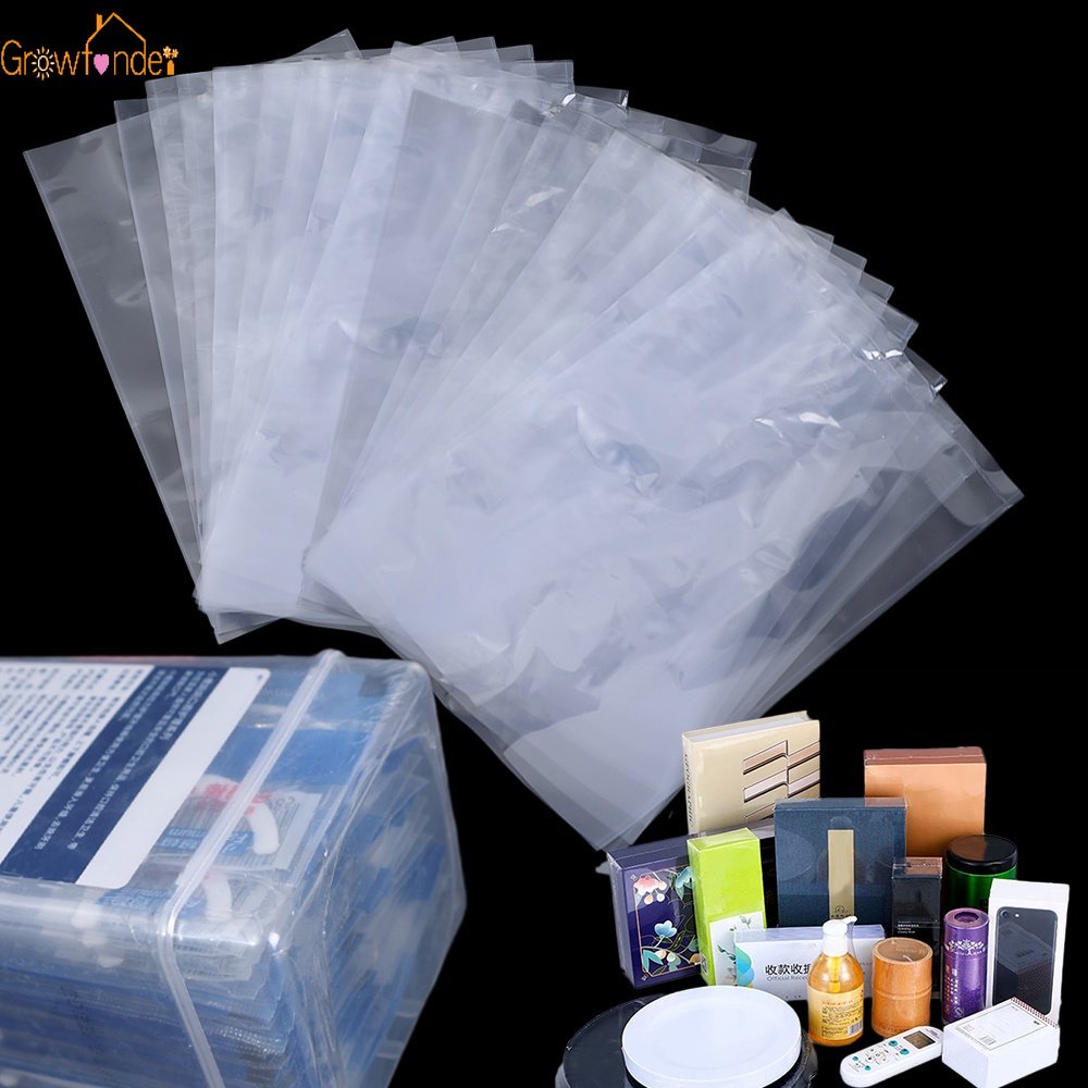 10PCS PVC Shrink Wrap Bags Plastic Film Heat Seal Shrinkable Wrapping ...