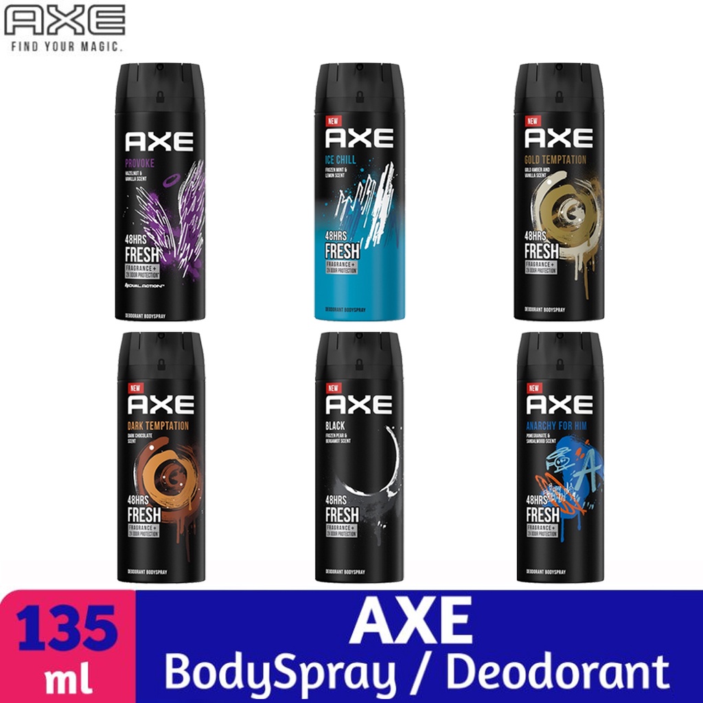 !!ORIGINAL!! AXE Deodorant Body Spray For Men 135ml | Shopee Malaysia