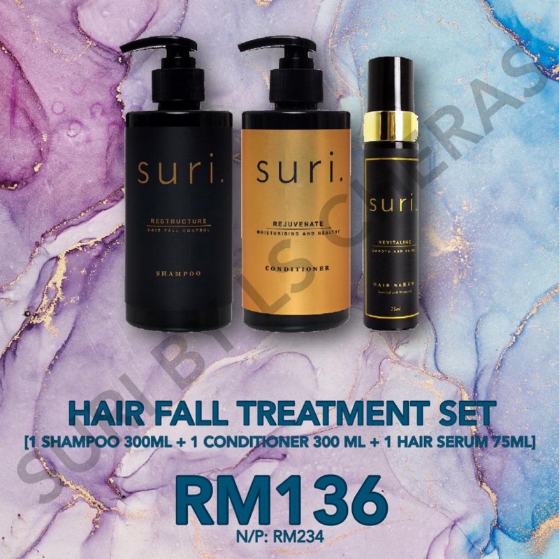 ‼️PROMO‼️SURI by Lisa Surihani Hair Fall Treatment Set [1 SHAMPOO + 1 ...