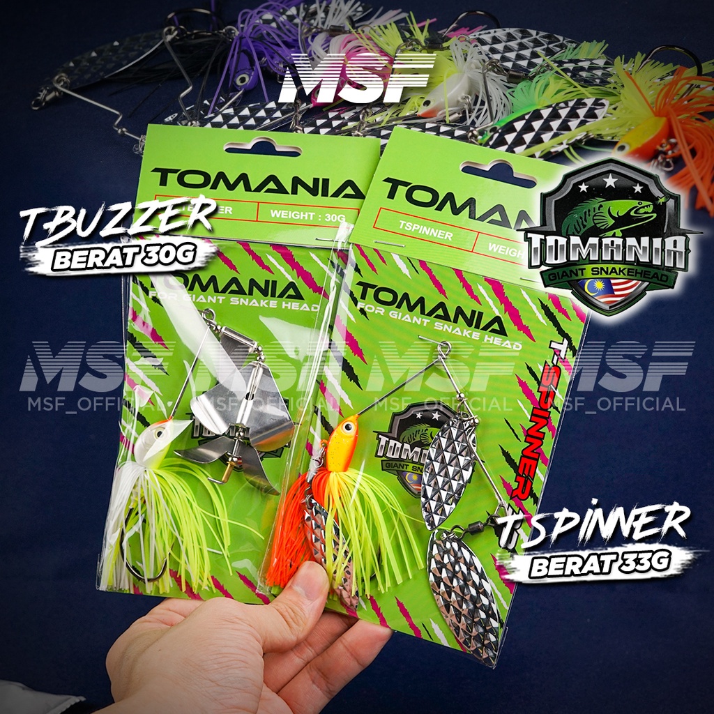 [MSF] Tomania TBuzzer & TSpinner | 30g 33g | Buzzbait Spinner Bait | Giant Snakehaed | Ready ...