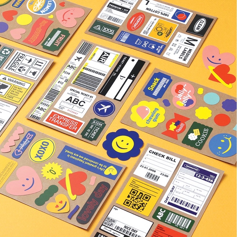 Ins labelling sticker, PVC multipurpose cup phone planner | Shopee Malaysia