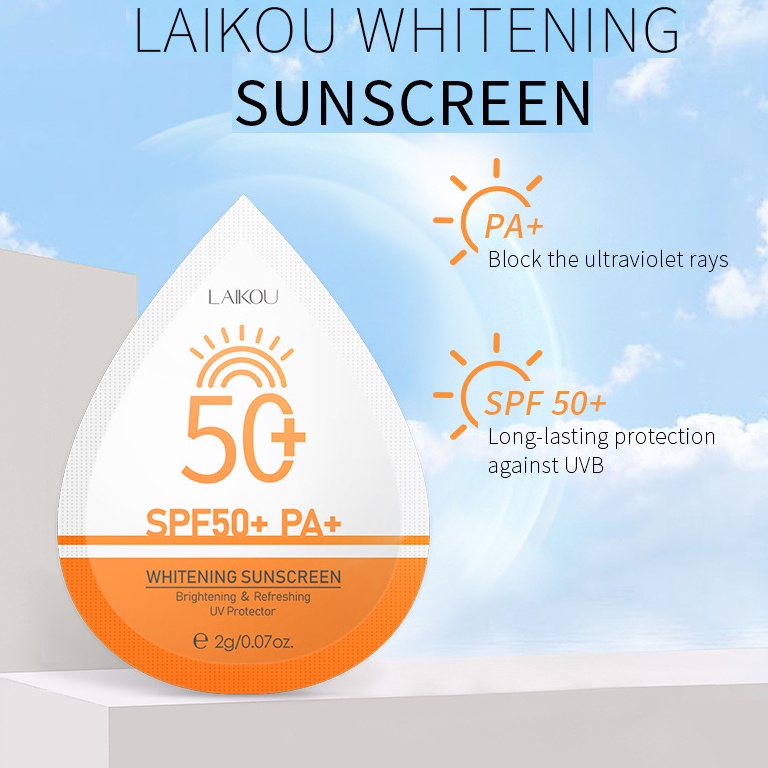 🇲🇾 LAIKOU SPF50+ Sunscreen UV Protector Suncream Face Body Whitening ...