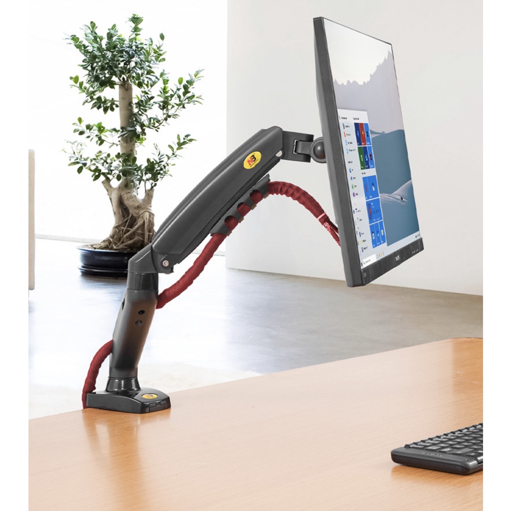 Malaysia North Bayou NB F80 17-30 Inch / F160 17 - 27 Inch Gas Strut Full Motion Desktop Bracket ...