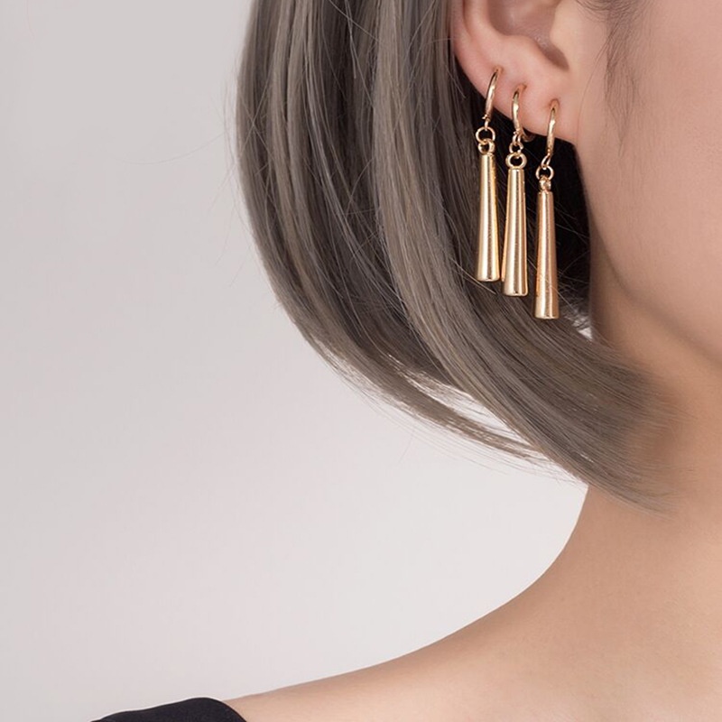 3PCS Fashion Hook Earring One Piece Roronoa Zoro Drop Earrings Anime ...