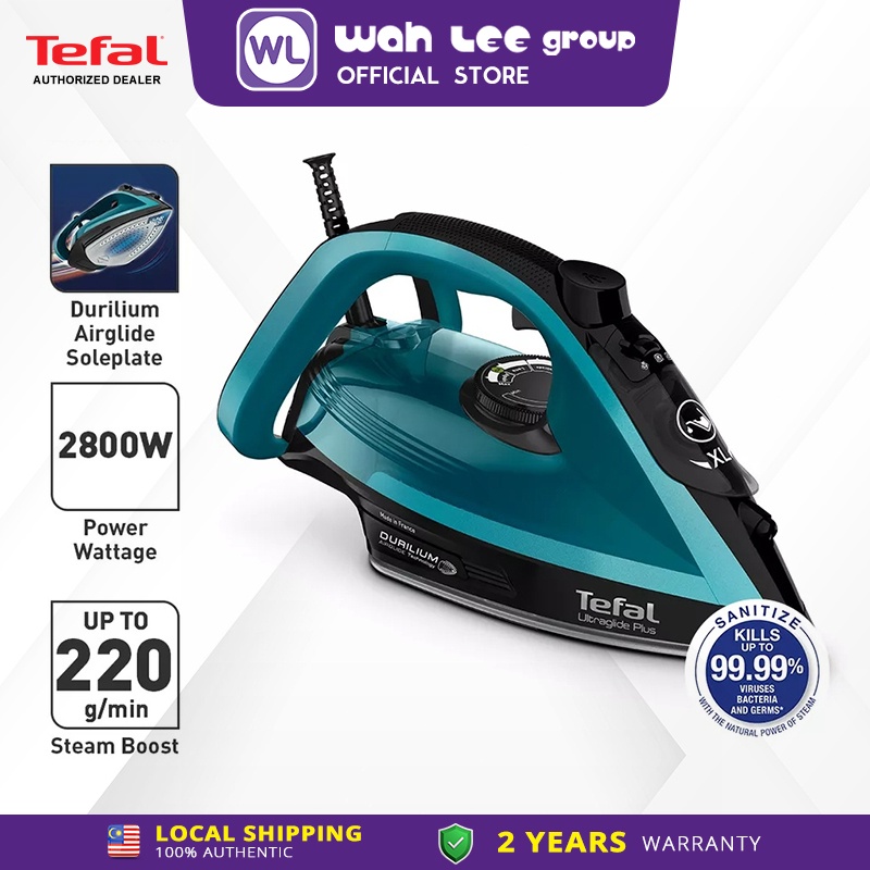 Tefal Steam Iron FV5847 Ultraglide Plus WAH LEE STORE | Shopee Malaysia