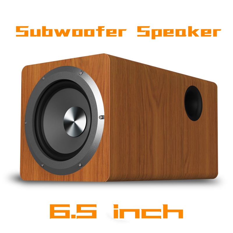 Active Subwoofer Speaker 6.5 inch Bass Home Stereo TV Audio Speakers ...