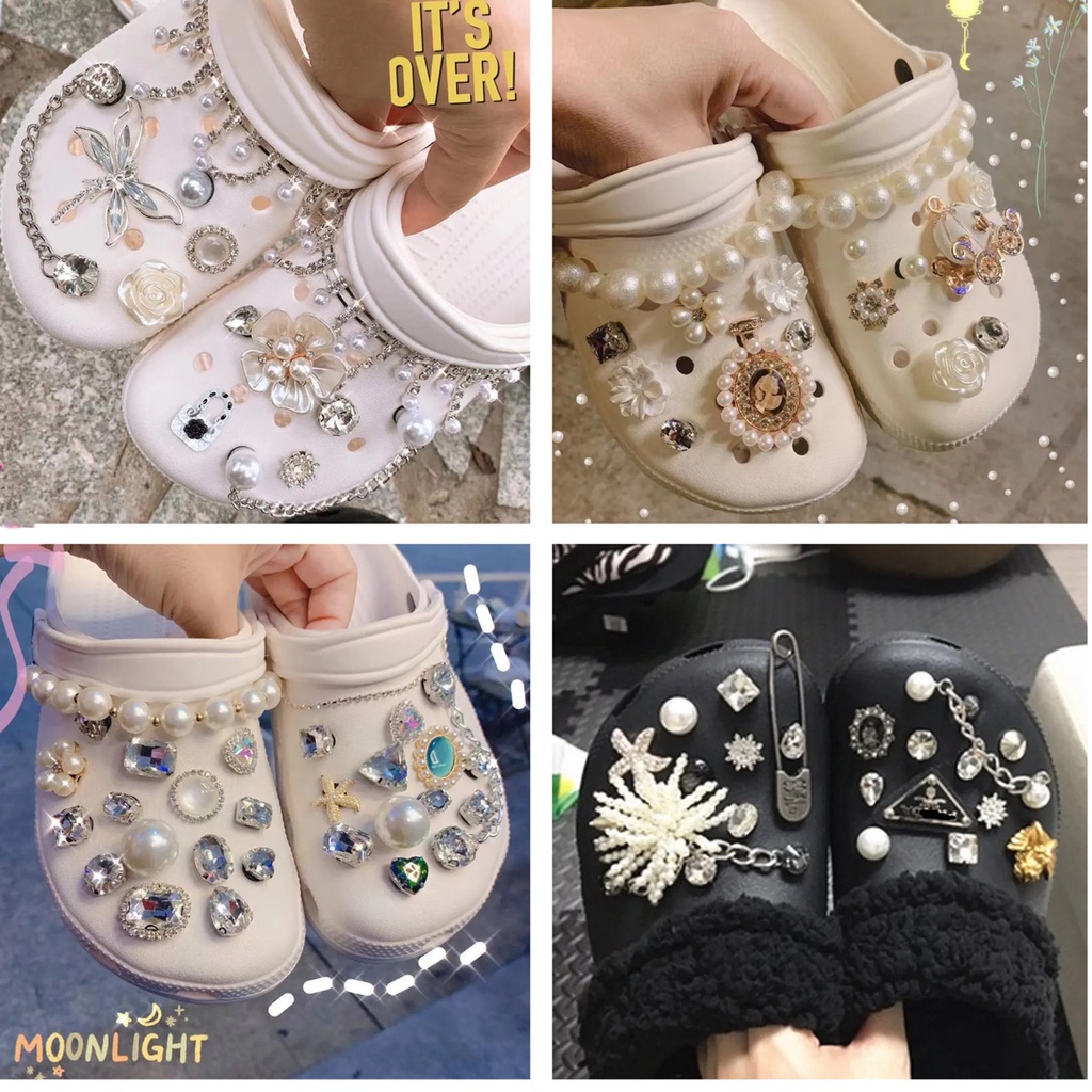 Crocs hole shoes Jibbitz shoe accessories, excluding shoes | Shopee ...