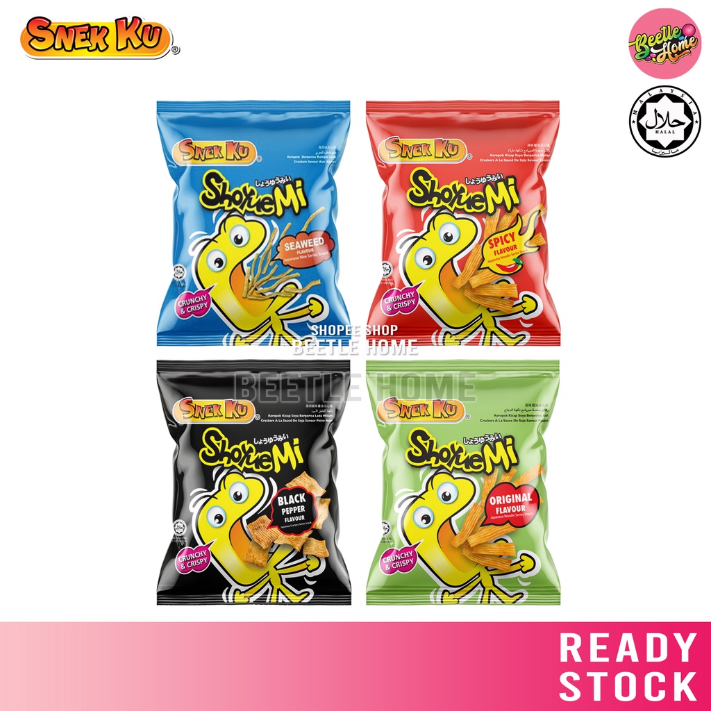 Snek Ku Shoyuemi 60g Snack Chips Party Childhoof Oldtime Jajan | Shopee ...