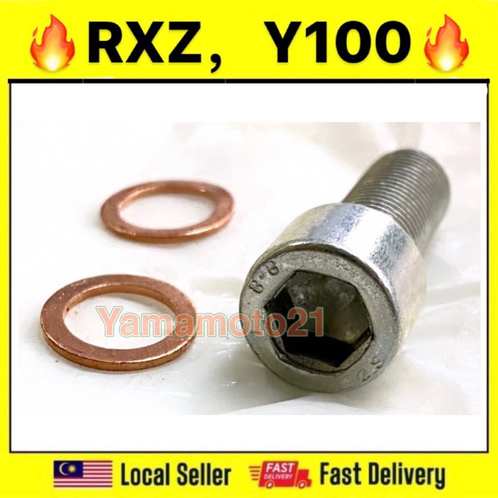 YAMAHA RXZ Fork Tube Bolt (allenkey) PNP Y100 SPORT RXZ135 RXZ FRONT ...