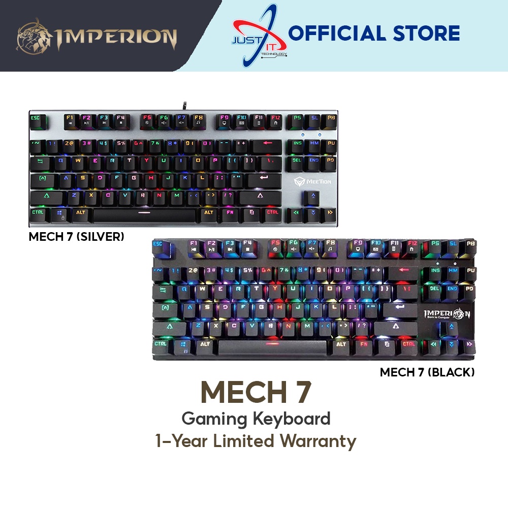 Imperion Mech 7 RGB Gaming Keyboard - Blue Switch | Shopee Malaysia