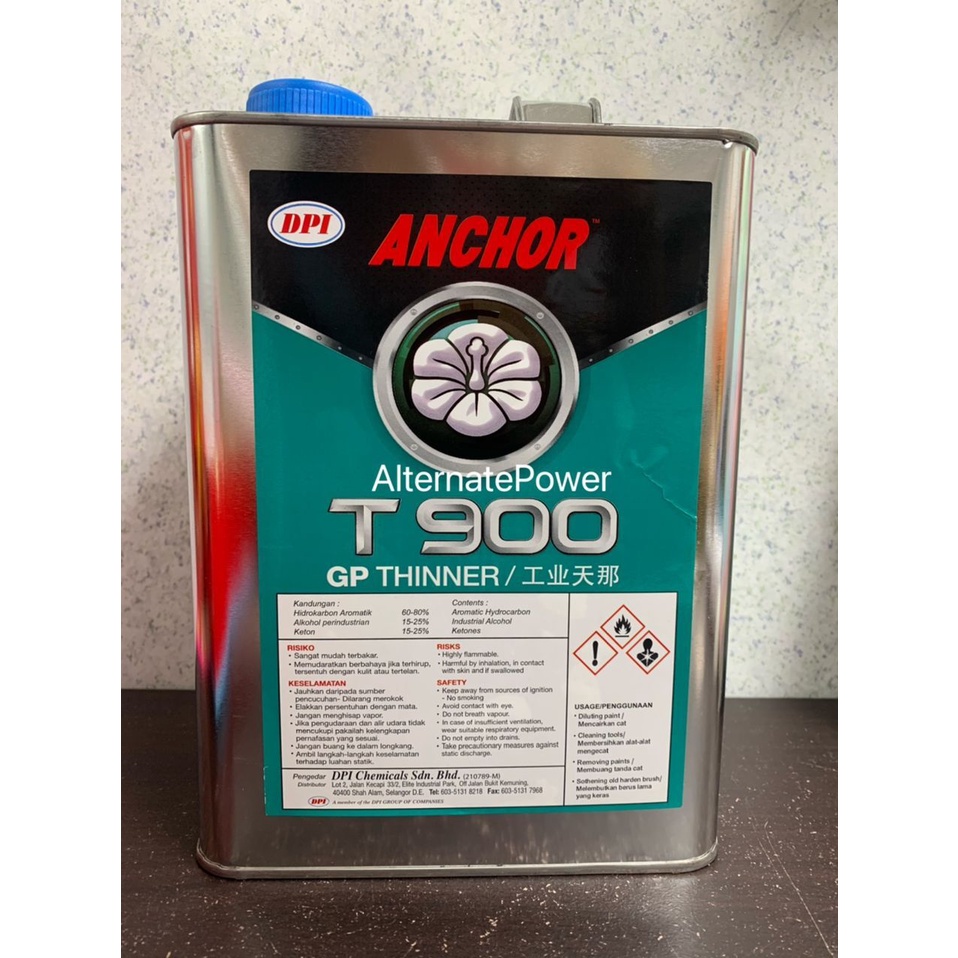 GP THINNER e3Liter / THINNER BIASA UNTUK CUCI SAHAJA / 天那水 | Shopee ...