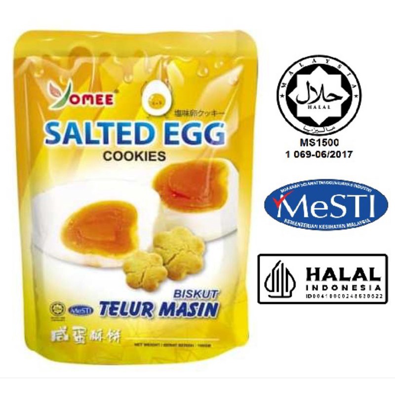 Yomee Salted Egg Cookies /Cheese /Yam /Green Peas /Hot n Spicy Salted ...