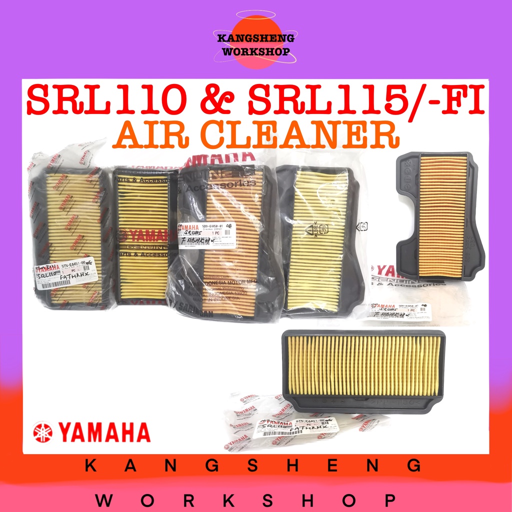 YAMAHA SRL110 & SRL115/-FI AIR CLEANER (ORIGINAL/NORMAL) - FUEL ...
