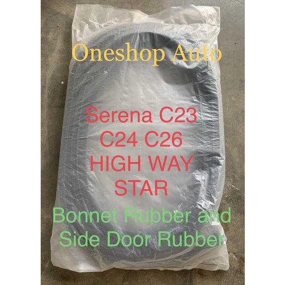 READY STOCK NISSAN SERENA 1.6 2.0 C23 C24 C26 HIGH WAY STARREAR BONNET RUBBER BELAKANG GETAH ...