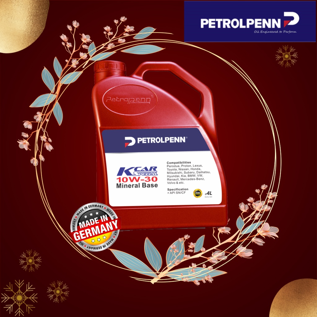 Petrolpenn Engine Oil K-Car Mineral Base 10W-30 | Shopee Malaysia