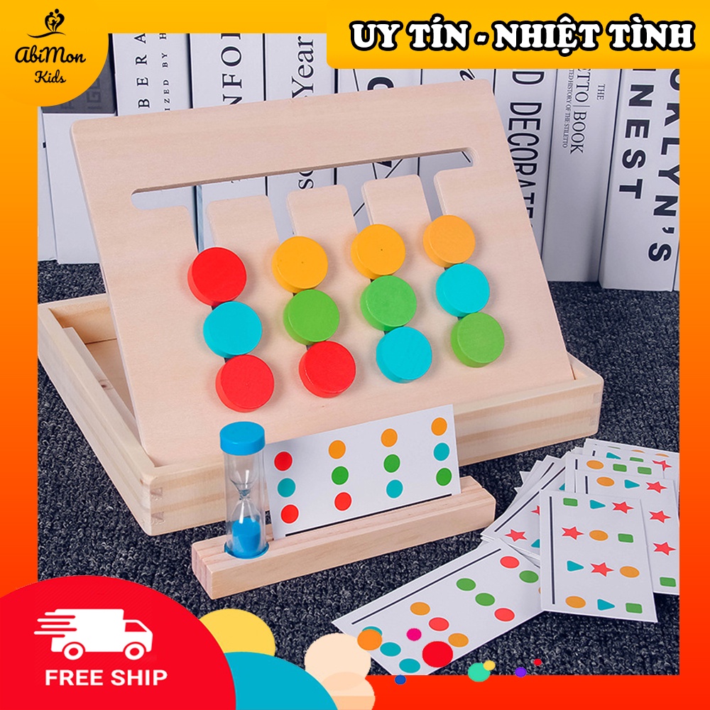 Four Color Game for Children (Four Color Game) ️ Montessori Wooden Toys ...