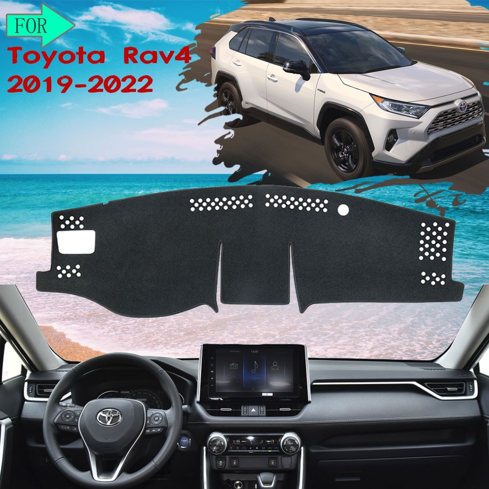 Car Dashboard Dash Mat Rug Cover Sunshade Carpet for Toyota Rav4 XA50 ...