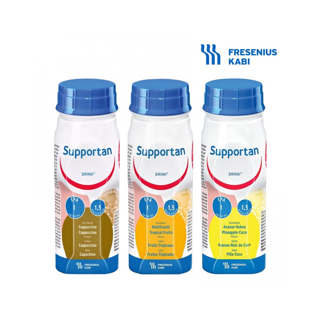 Supportan Nutritional Drink 200mL x 4 bottles (Tropical Fruits ...