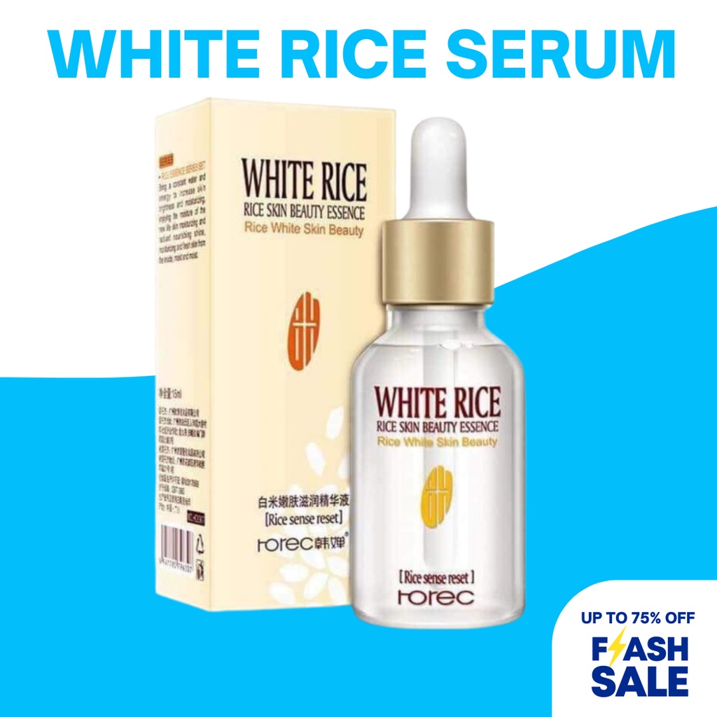 Rice White Skin Beauty Face Serum Moisturizing And Nourishing Essence