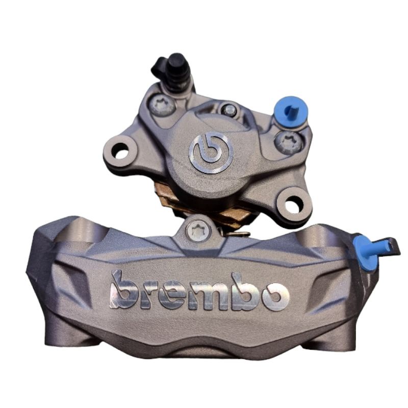 Original Brembo Brake Caliper P34 2Pot Black Silver Grey Red Logo Body 2Piston Universal Y15 Y16 ...