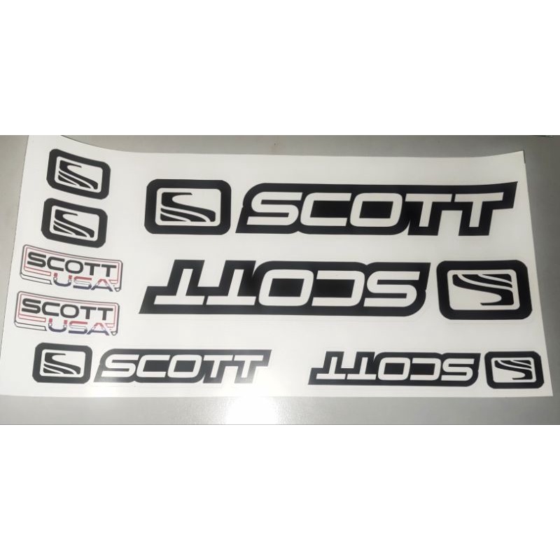 Scott Sticker Bicycle Body Frame Clear Cutting Background | Shopee Malaysia