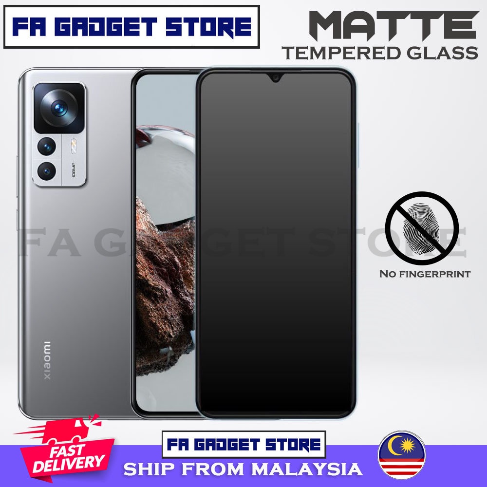 Xiaomi Mi 12T Pro /12T / 11T / 11T Pro Matte Tempered Glass Screen ...