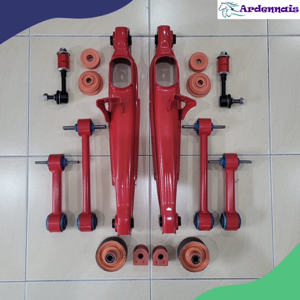 16 ITEM / FULL SET HEAVY DUTY (RED) = WIRA WAJA GEN2 PERSONA REAR LOWER ...