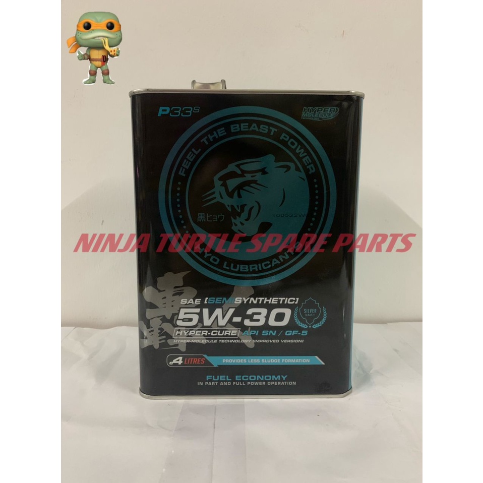 HYO 5W30 SAE (SEMI SYNTHETIC) 5W30 API SP/GF-5 Engine Oil 4LITER (JAPAN ...