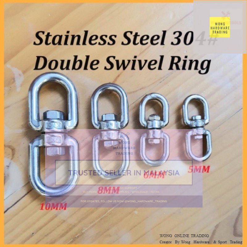 High Quality SUS 304 Swivel Ring Stainless Steel 304 8 Swivel ...