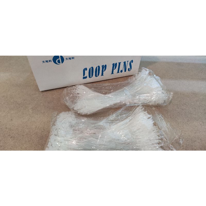(Special Offer)1Pkts 500 Pcs 5“ Transparent Snap Lock Pins Loop Price ...