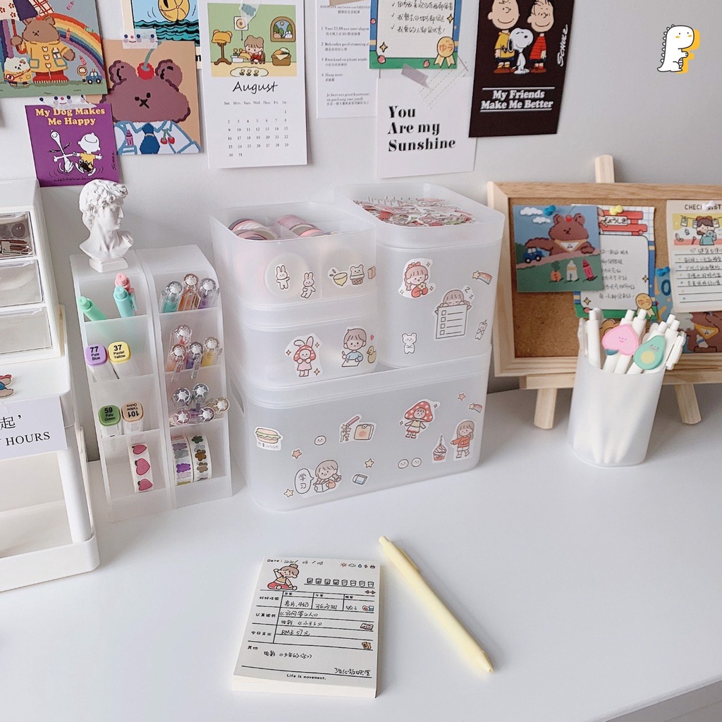 Transparent plastic storage box with lid | Shopee Malaysia