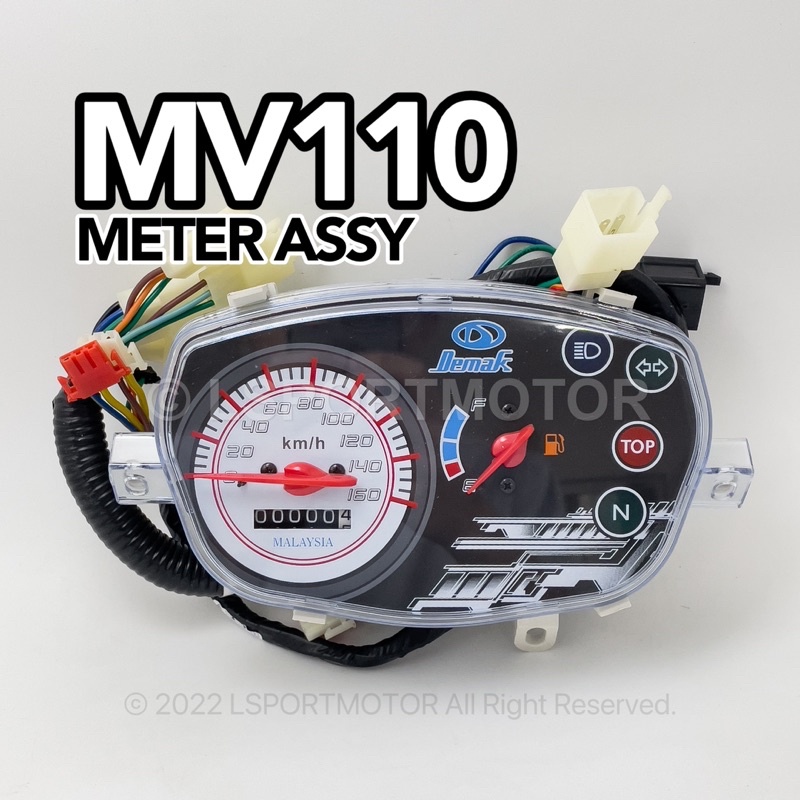ORIGINAL 🔥 DEMAK MV110 METER ASSY (OE) SPEEDOMETER MV 110 | Shopee Malaysia