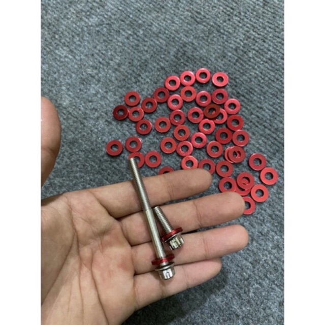 6mm red dragon temple mounted with engine block screws, all positions ...