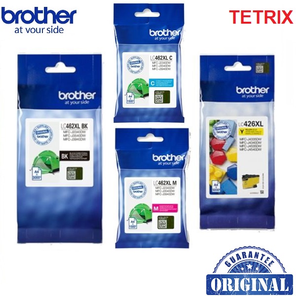 Brother LC-462XLBK LC-462XLC LC-462XLM LC-462XLY Original Ink Cartridge ...