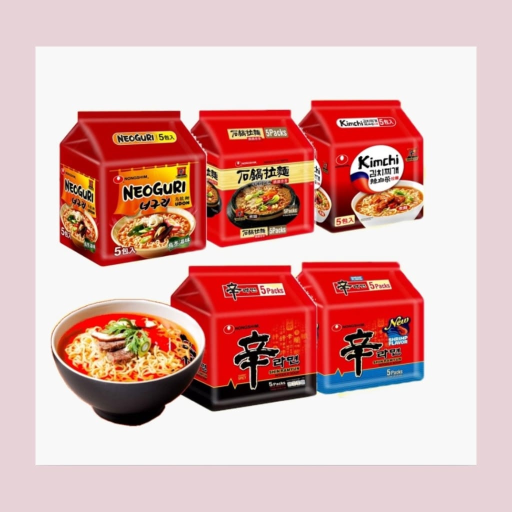 🇰🇷5 packs x 120g🇰🇷Ready Stock🇰🇷Nongshim Shin Ramyun🇰🇷Shim Ramyun🇰🇷신라면🇰🇷 ...
