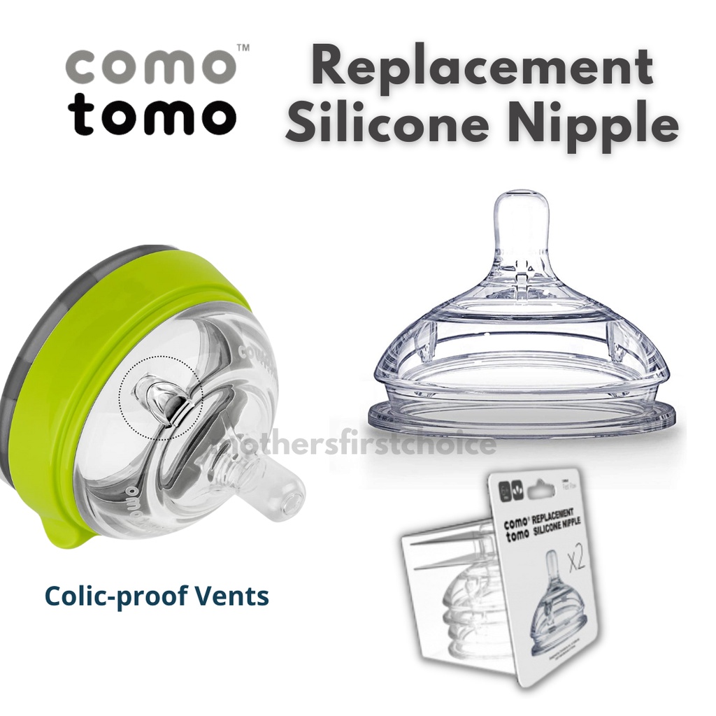 Original Comotomo Replacement Silicone Nipple / Comotomo Teat / Puting ...
