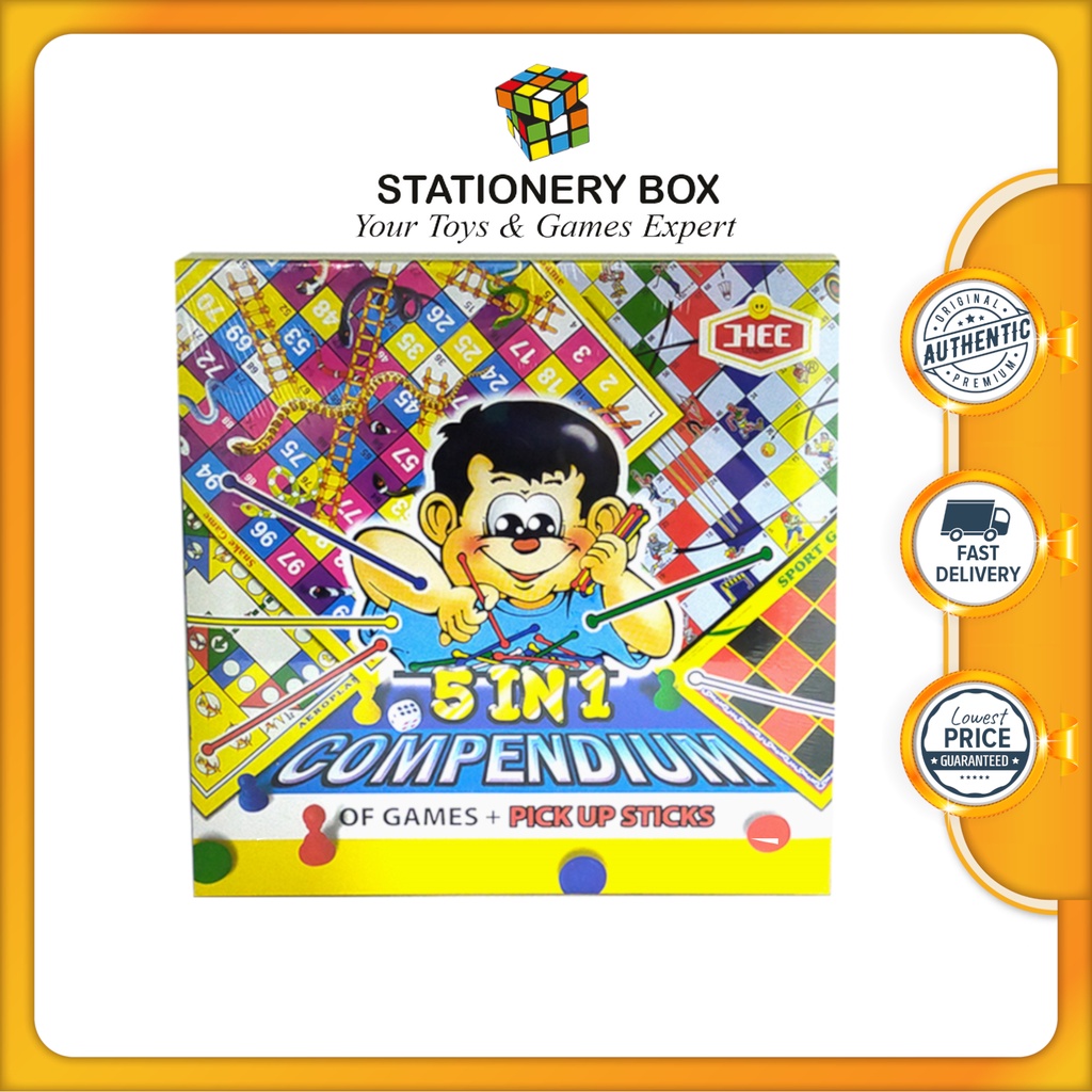 5 In 1 Multiplayer Compendium Board Games: Snake, Sport, Aeroplane ...